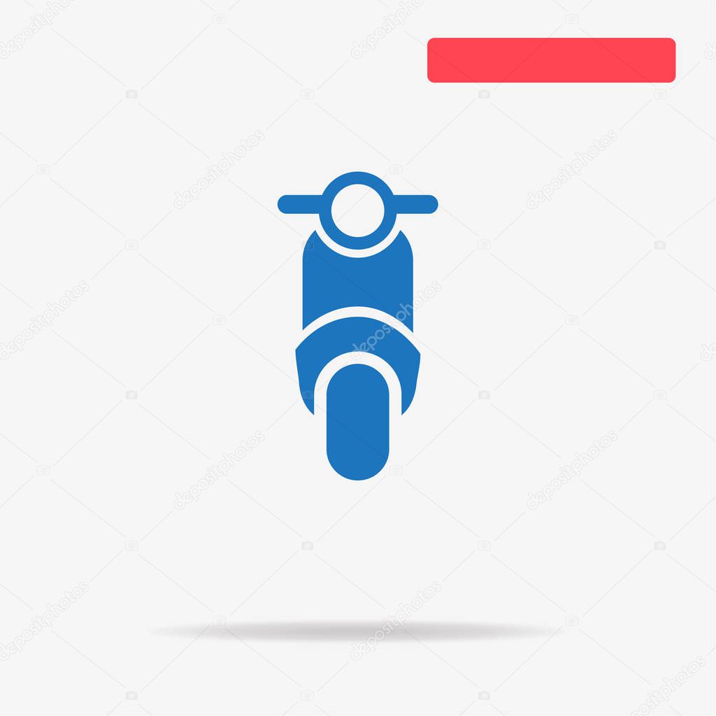 Icono de la vespa. Ilustración del concepto vectorial para el diseño. 2024