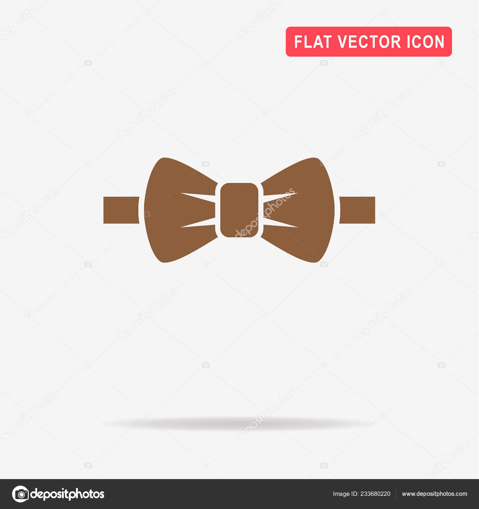 Bow Tie Icon Vector