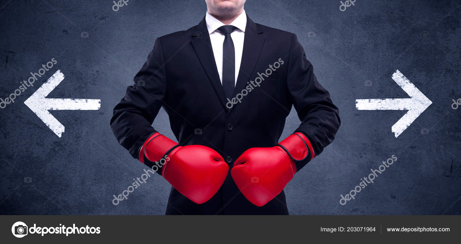 Boxing with arrows Stock Photo by ©ra2studio 203071964