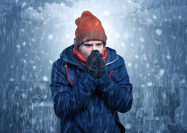 Freezing cold man Stock Photos, Royalty Free Freezing cold man Images ...