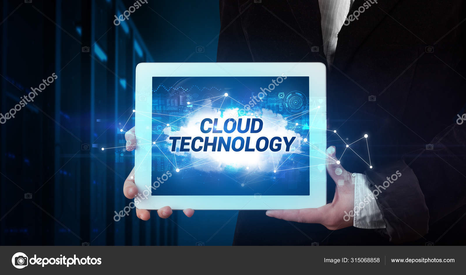 Person holding tablet, technology concept — Stock Photo © ra2studio ...