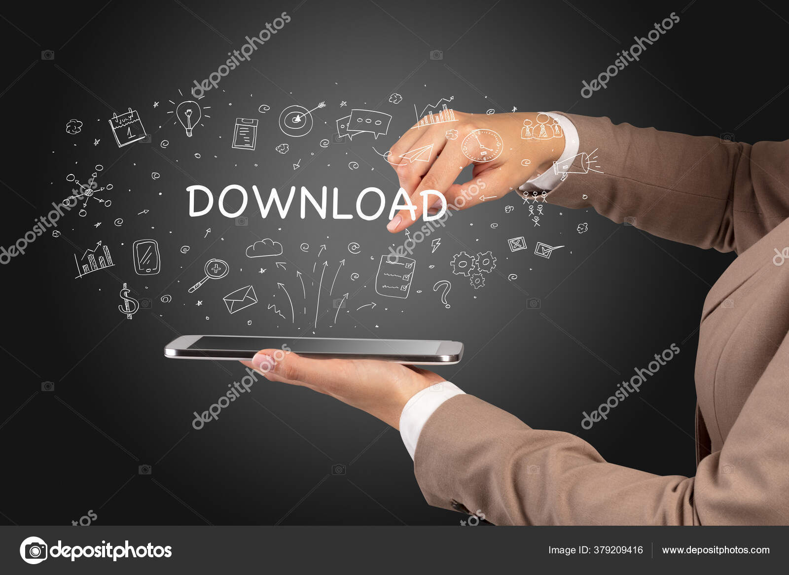 Close-up of a touchscreen, social media concept — Stock Photo ...