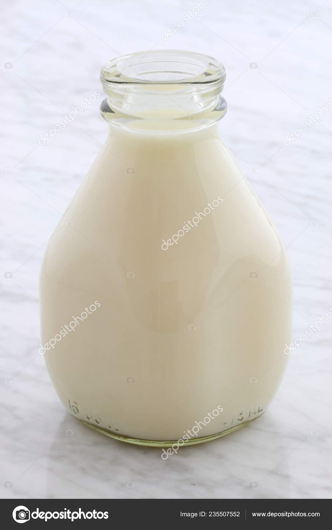 Delicious Fresh Milk One Primary Sources Nutrition — Stock Photo ...