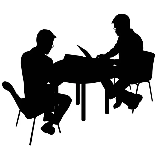 Silueta del programador Imágenes Vectoriales, Gráfico Vectorial de ...