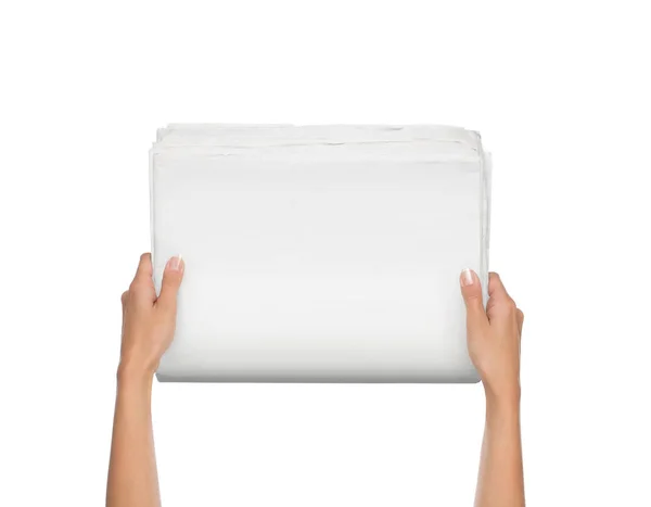 Stack of blank newspapers Stock Photo by ©Rangizzz 23353390