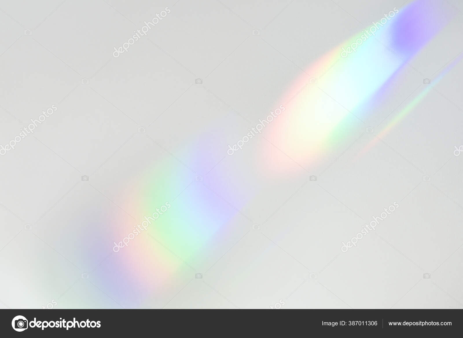 Blurred Rainbow Light Refraction Texture Overlay Effect Photo Mockups ...
