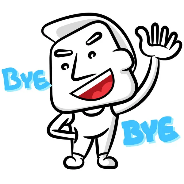 Goodbye cartoon Vector Images | Depositphotos