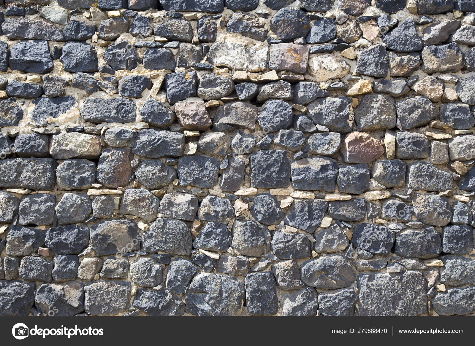 Old Stone Wall Texture Horizontally — Stock Photo © vladimirlvp #279888470