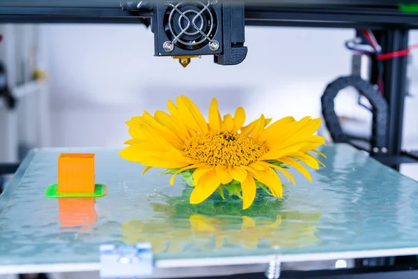 3d printer mechanism working during the processes. Modern 3D printing ...