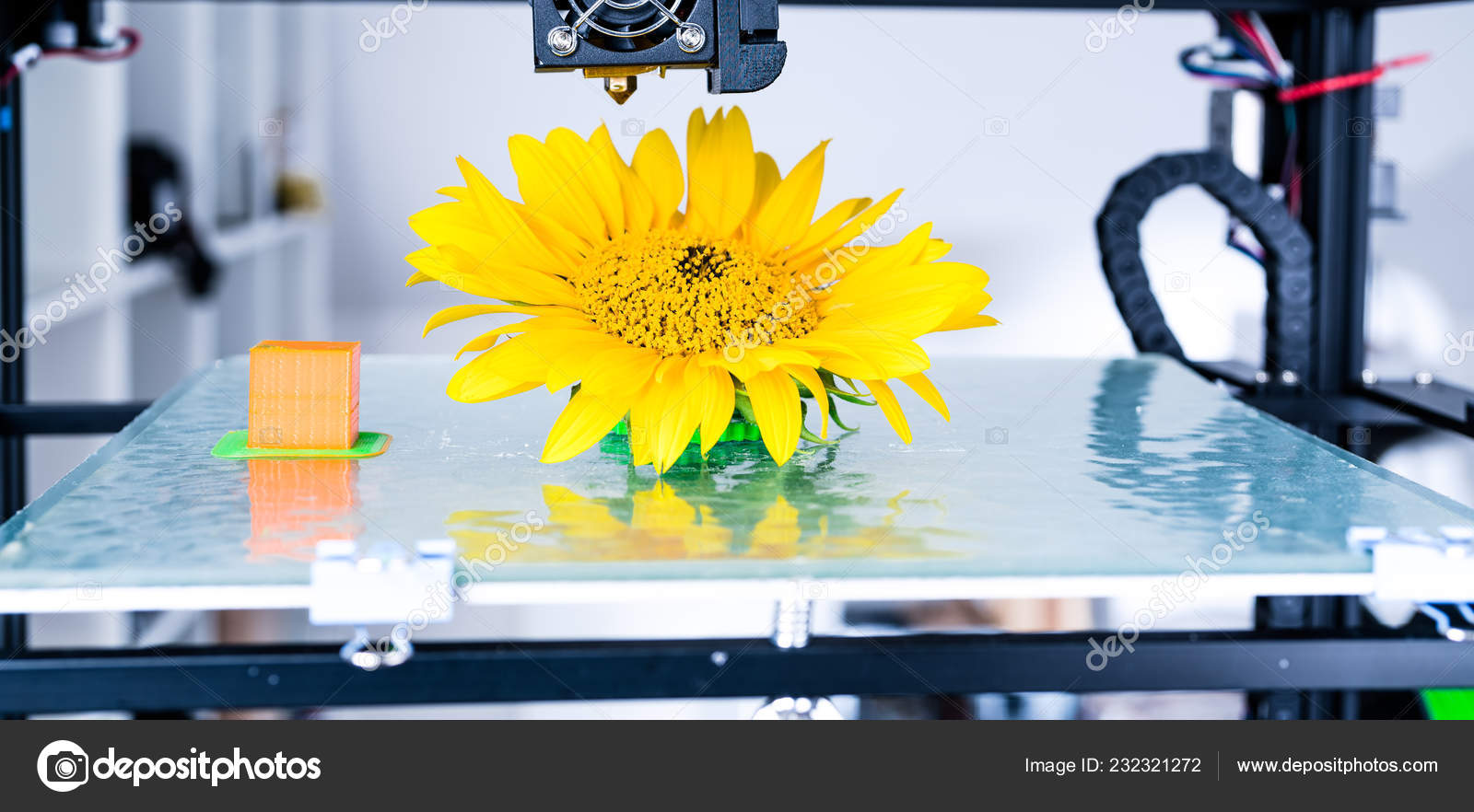 Modern Printing Printer Mechanism Working Yelement Design Device ...