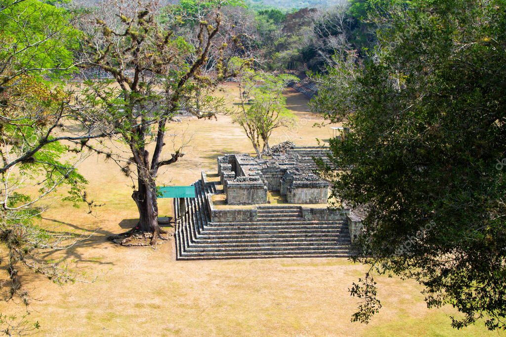 Ruinas de Copán en el sitio arqueológico, Ruinas de Copán, Honduras ...