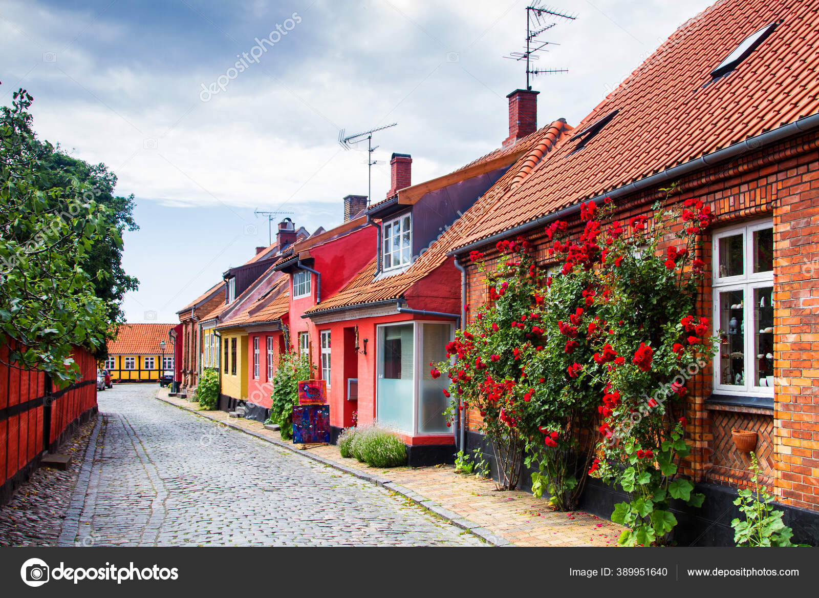 Ronne Denmark June Typical Bornholm Architecture Ronne Denmark June ...