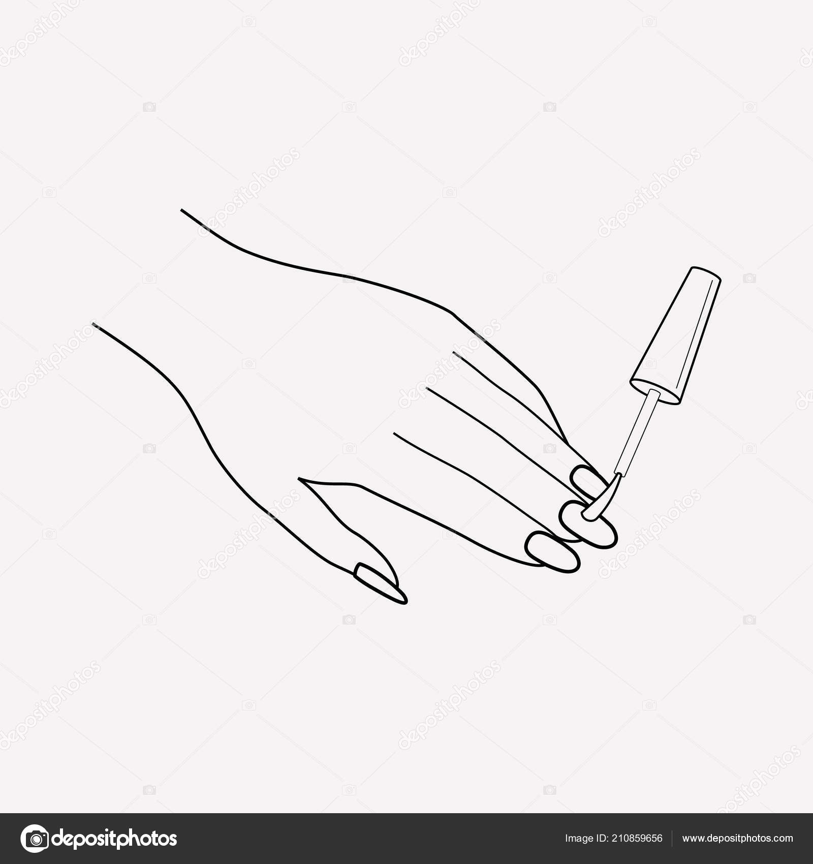 Manicure Icon Vector