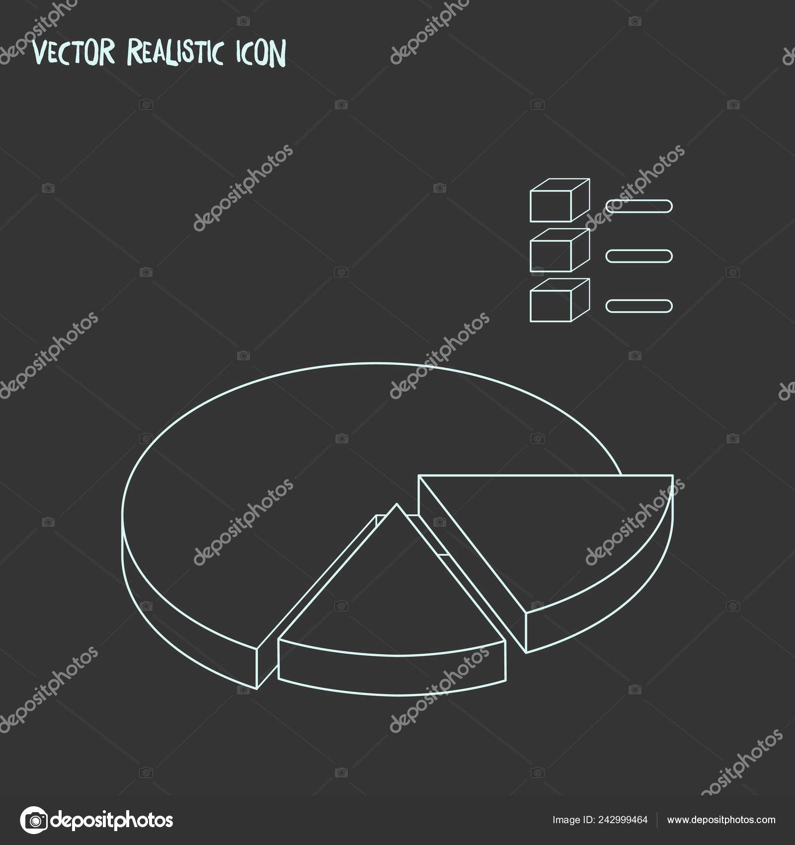 Diagram icon line element. illustration of diagram icon line isolated ...