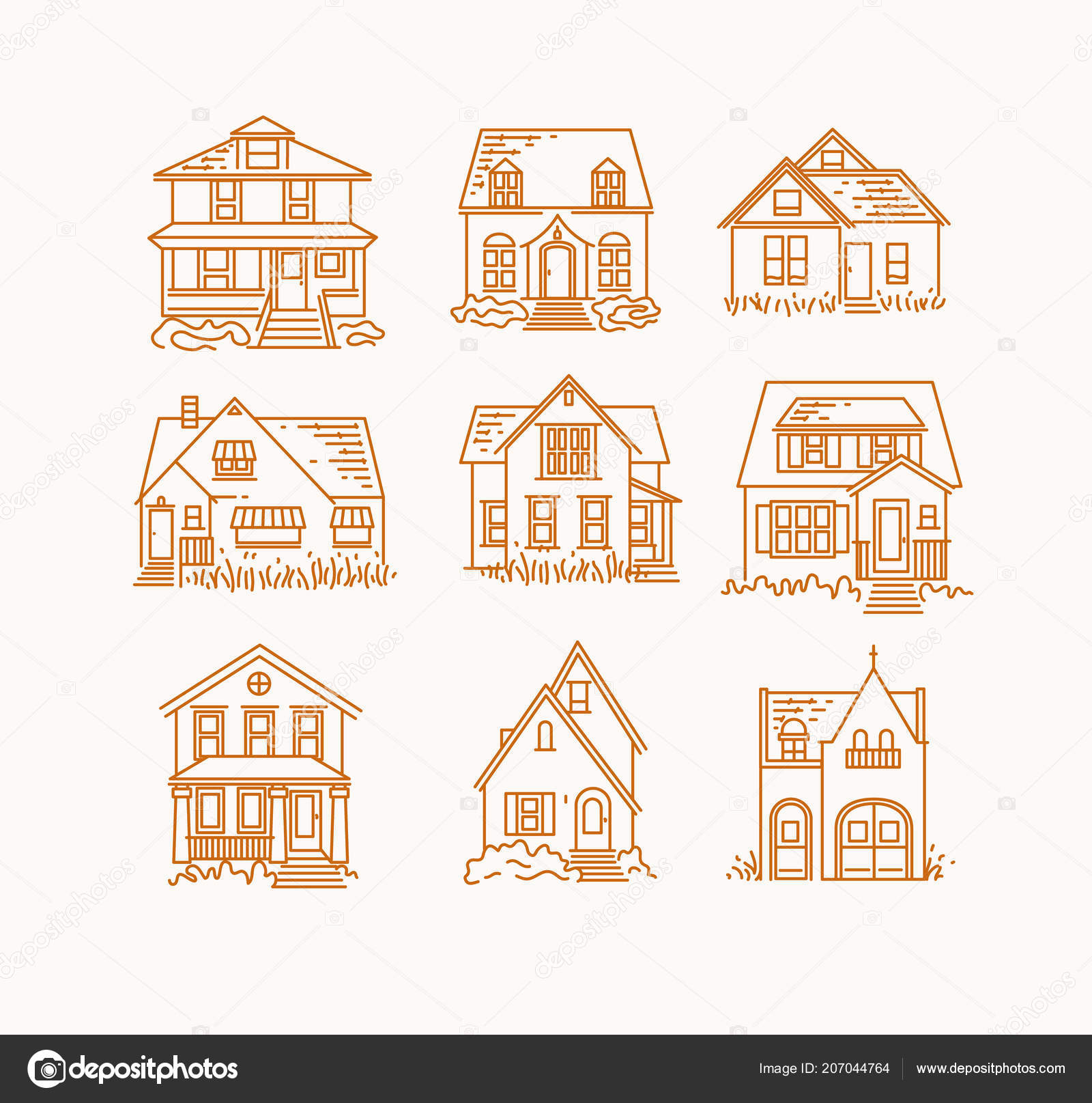 Types Of Houses Drawing Styles - Infoupdate.org