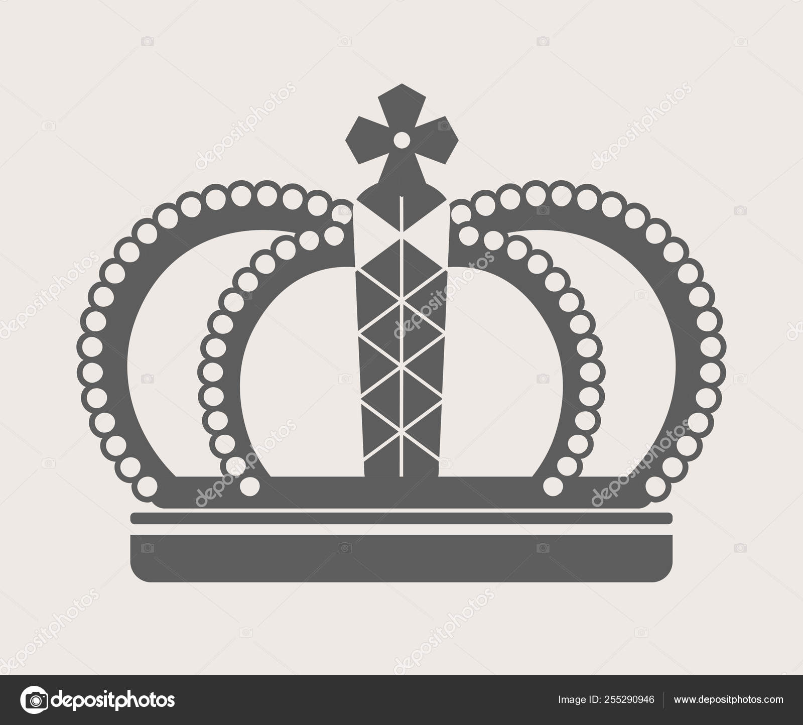 Rey Reina Corona Realeza Accesorio Tocado Vector Poder Monocromo ...