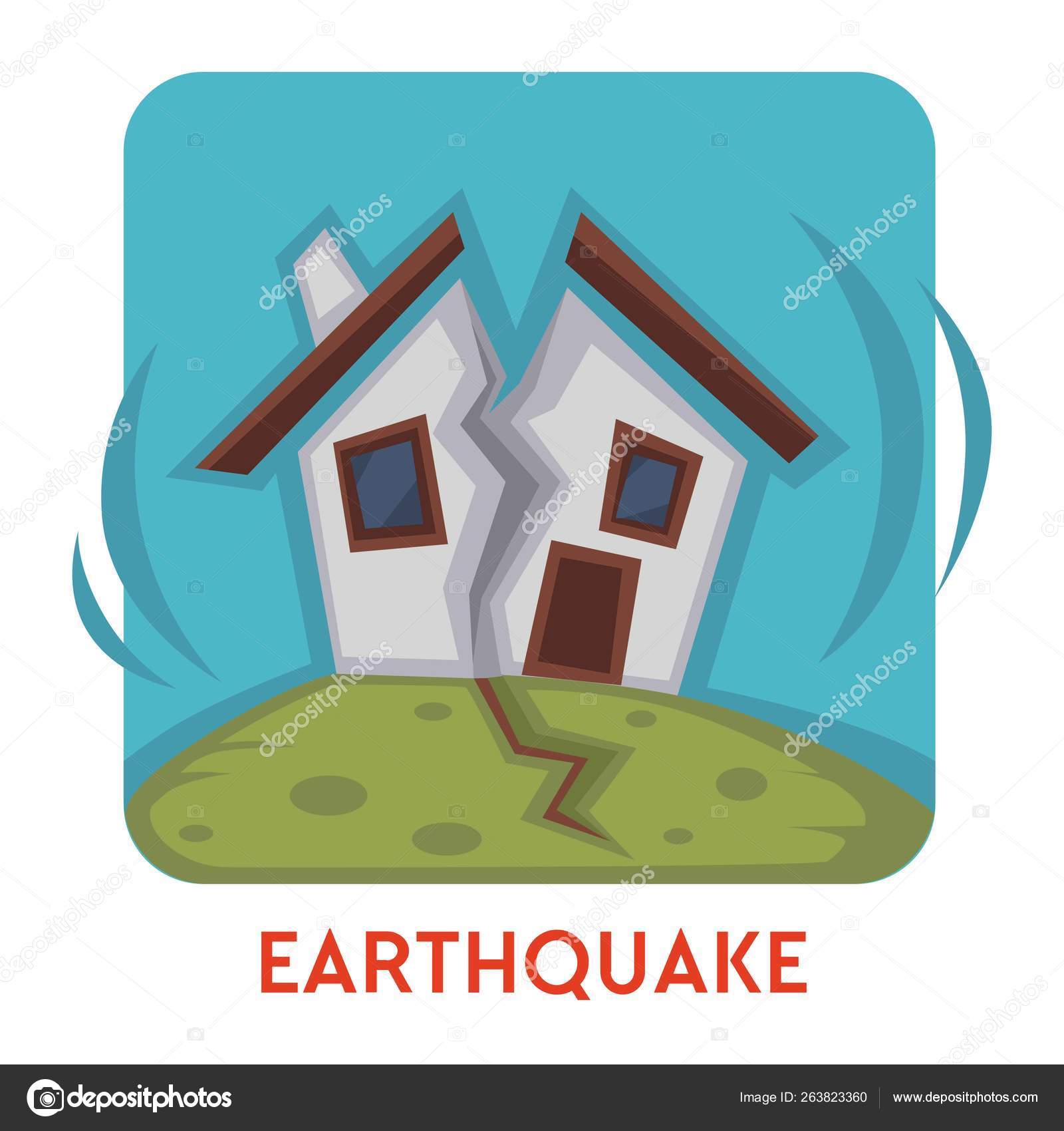 Cartoon Earth Shaking