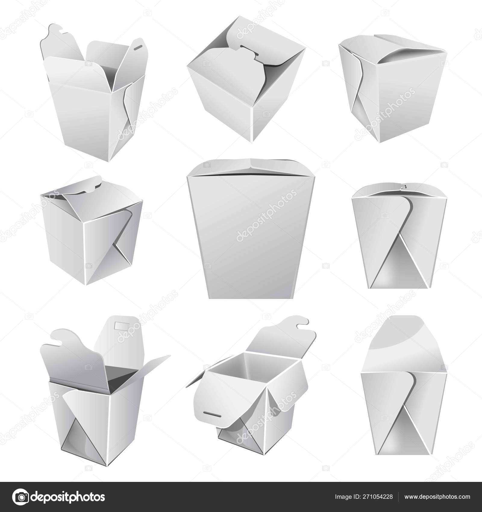 Blank Chinese Food Box