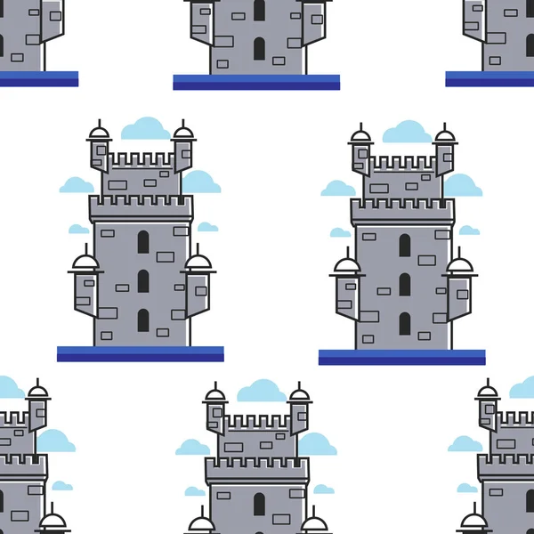 Brick tower Vector Art Stock Images | Depositphotos