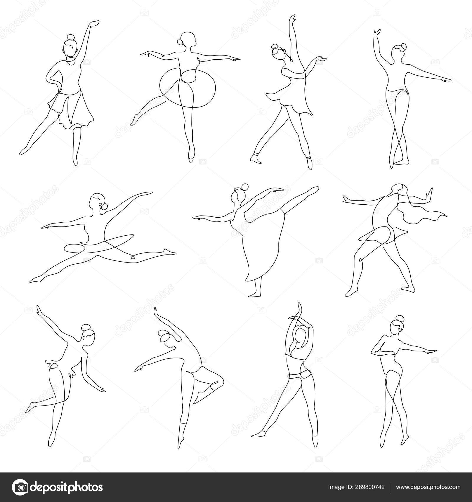 Dessins De Personnes Dansant Le Ballet