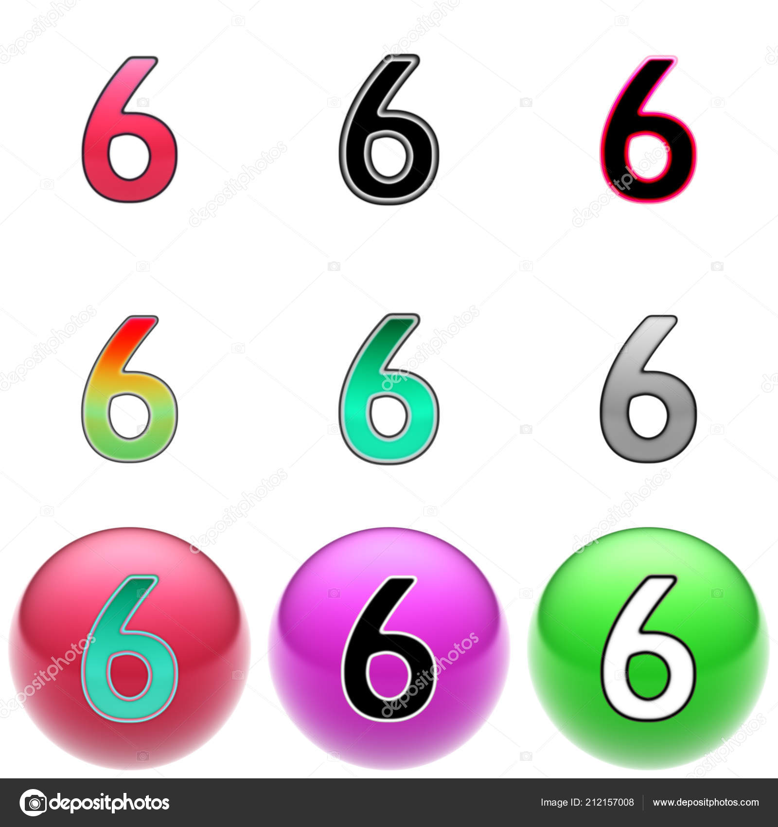 Number Icon Ball Stock Photo by ©PirenX 212157008