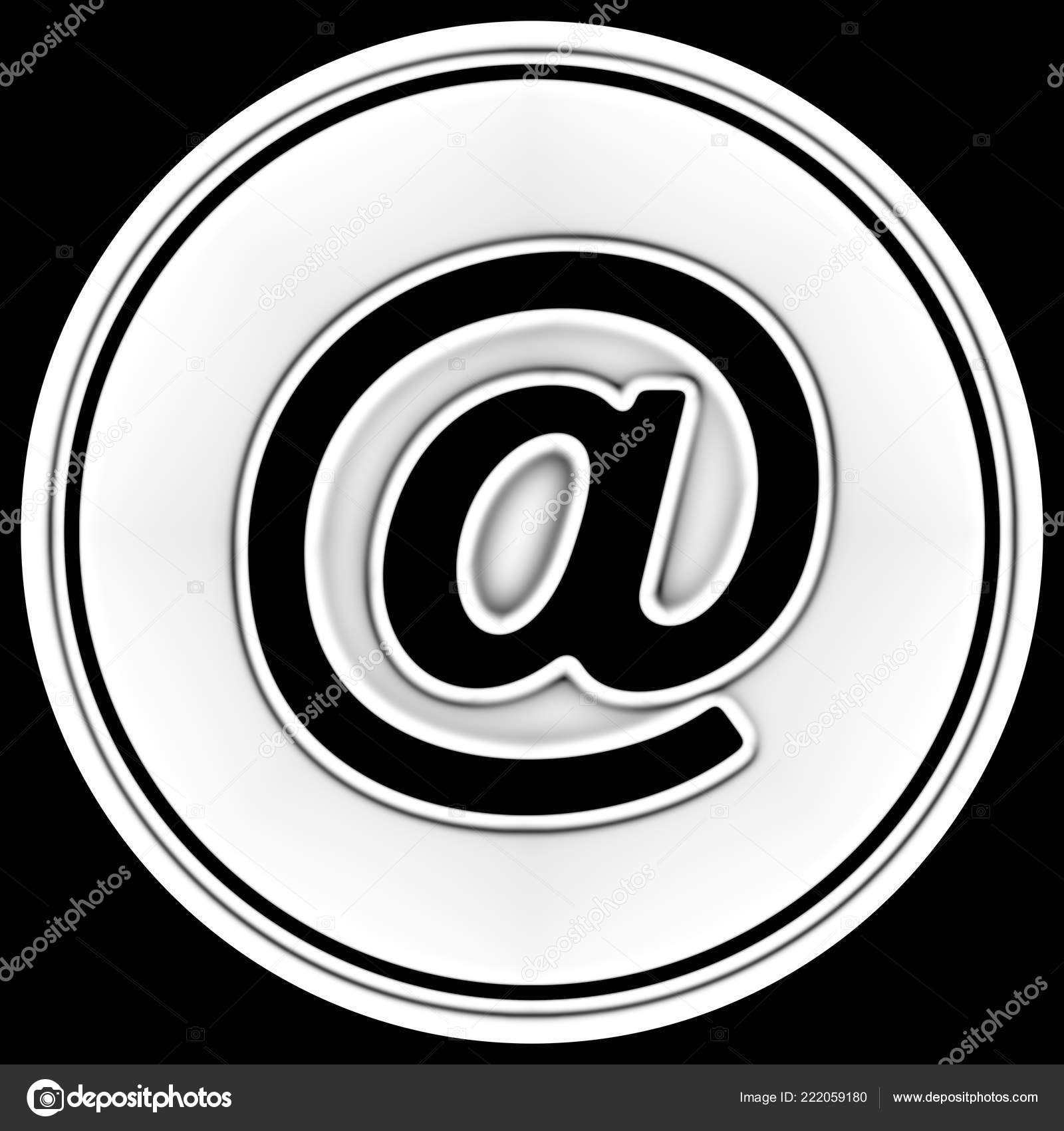 Mail Icon Circle Illustration — Stock Photo © PirenX #222059180