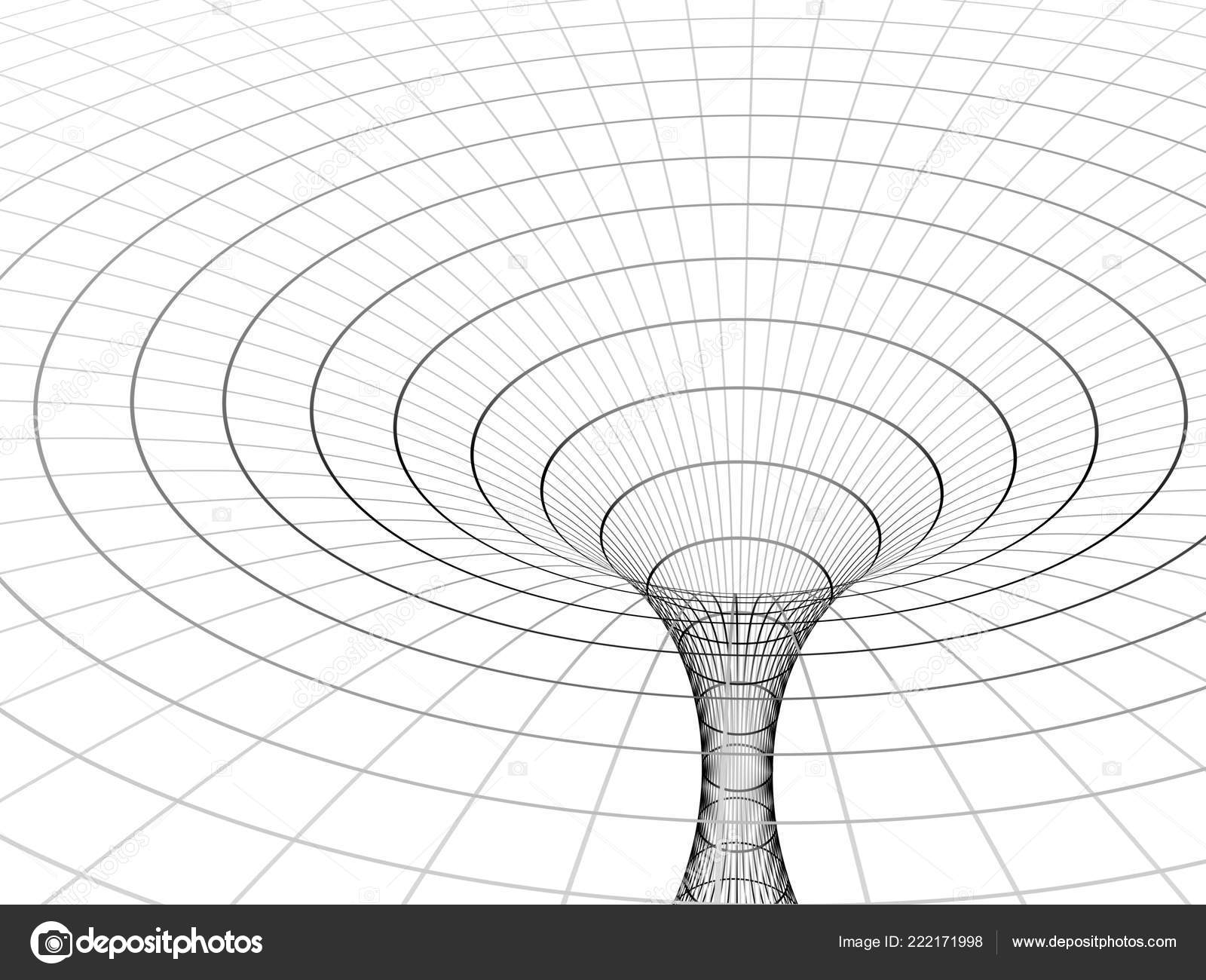 Black Hole Model Drawing