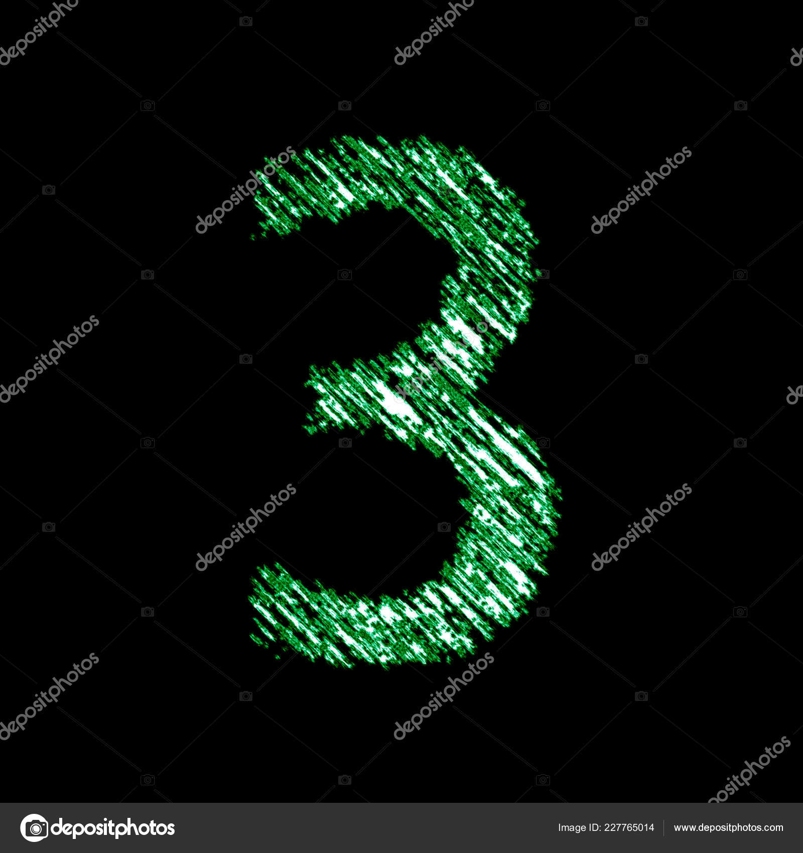 Number Black Background Illustration Stock Photo by ©PirenX 227765014