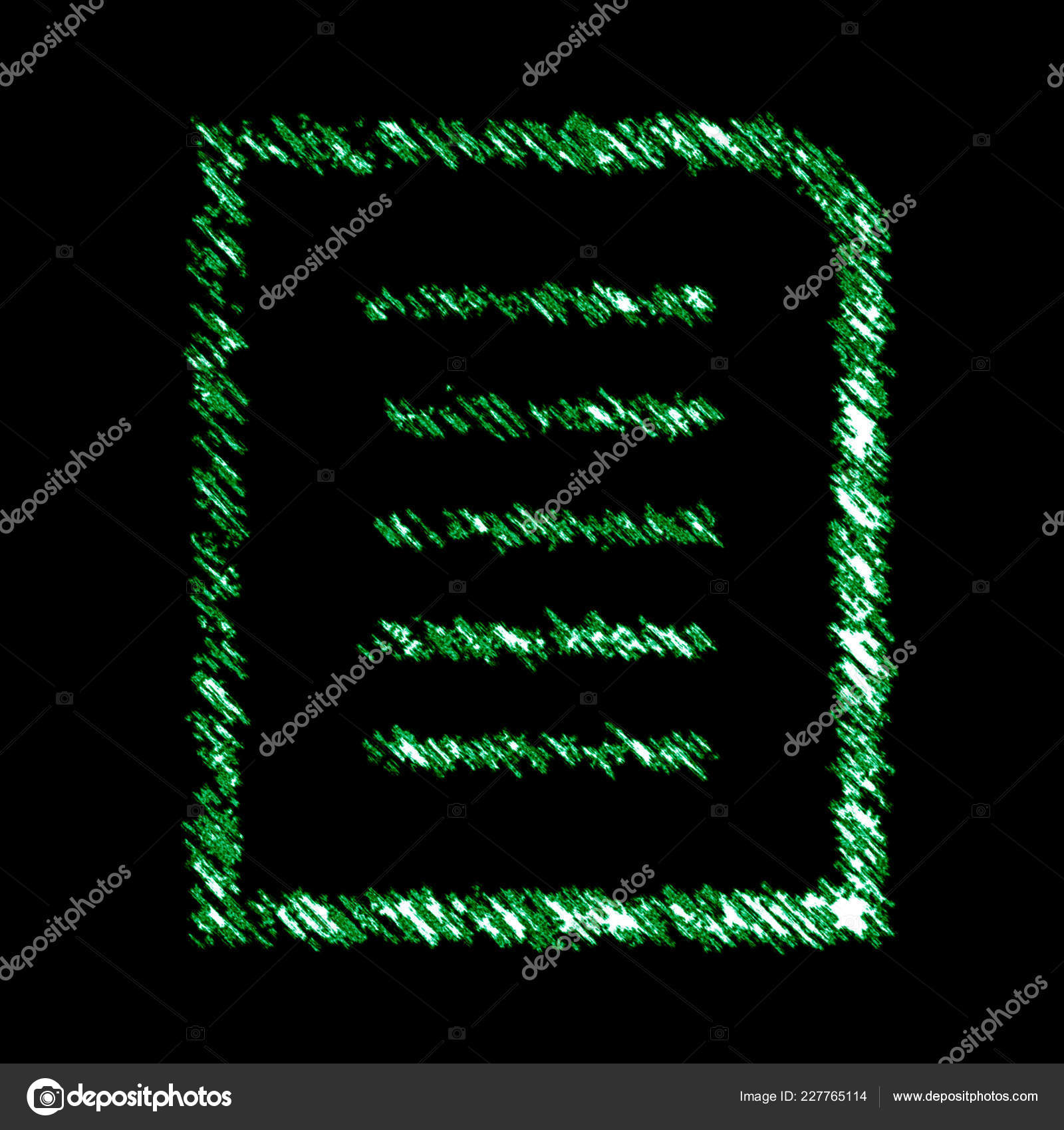 Text Icon Black Background Illustration Stock Photo by ©PirenX 227765114