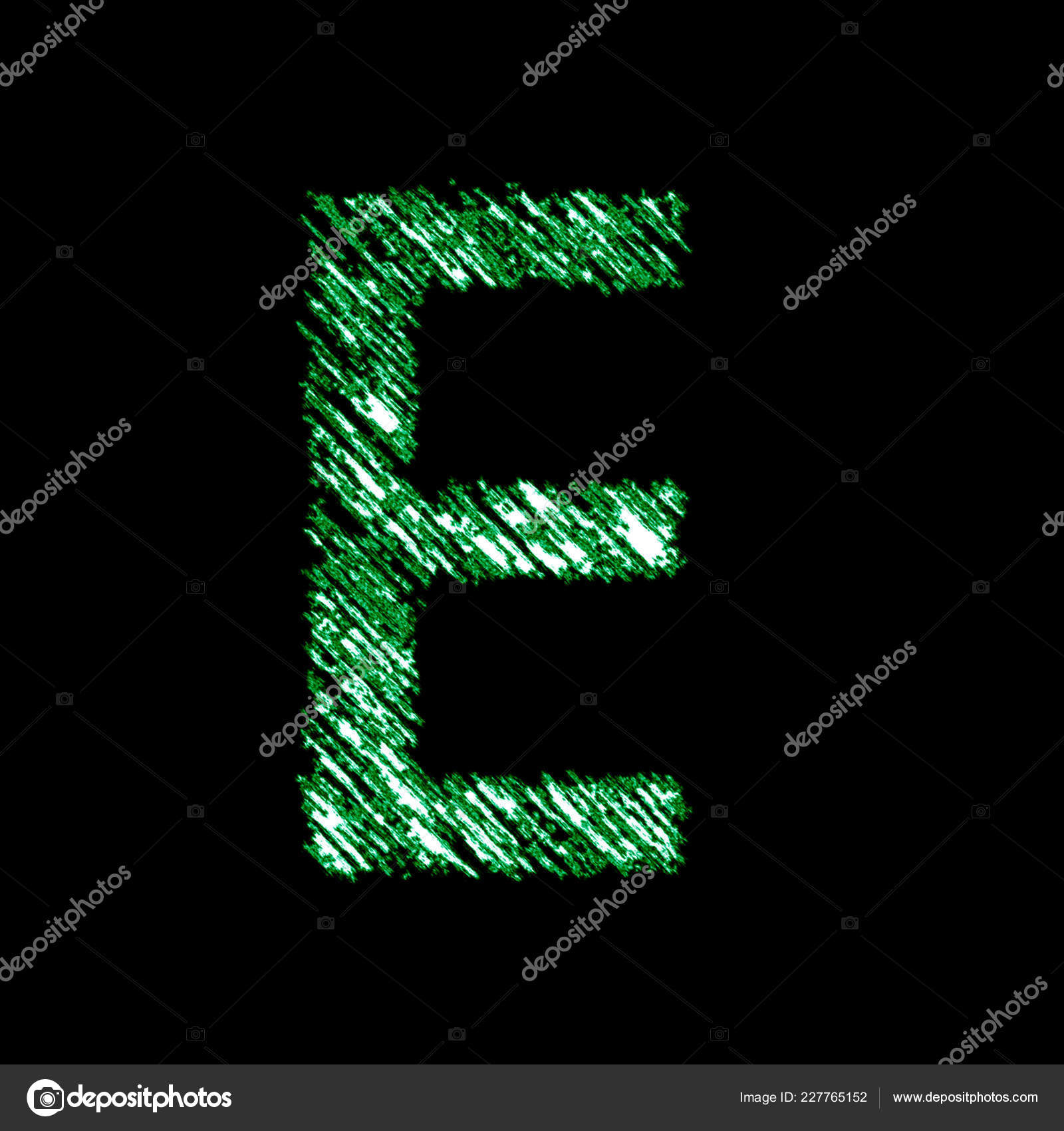 Letter Icon Black Background Illustration Stock Photo by ©PirenX 227765152