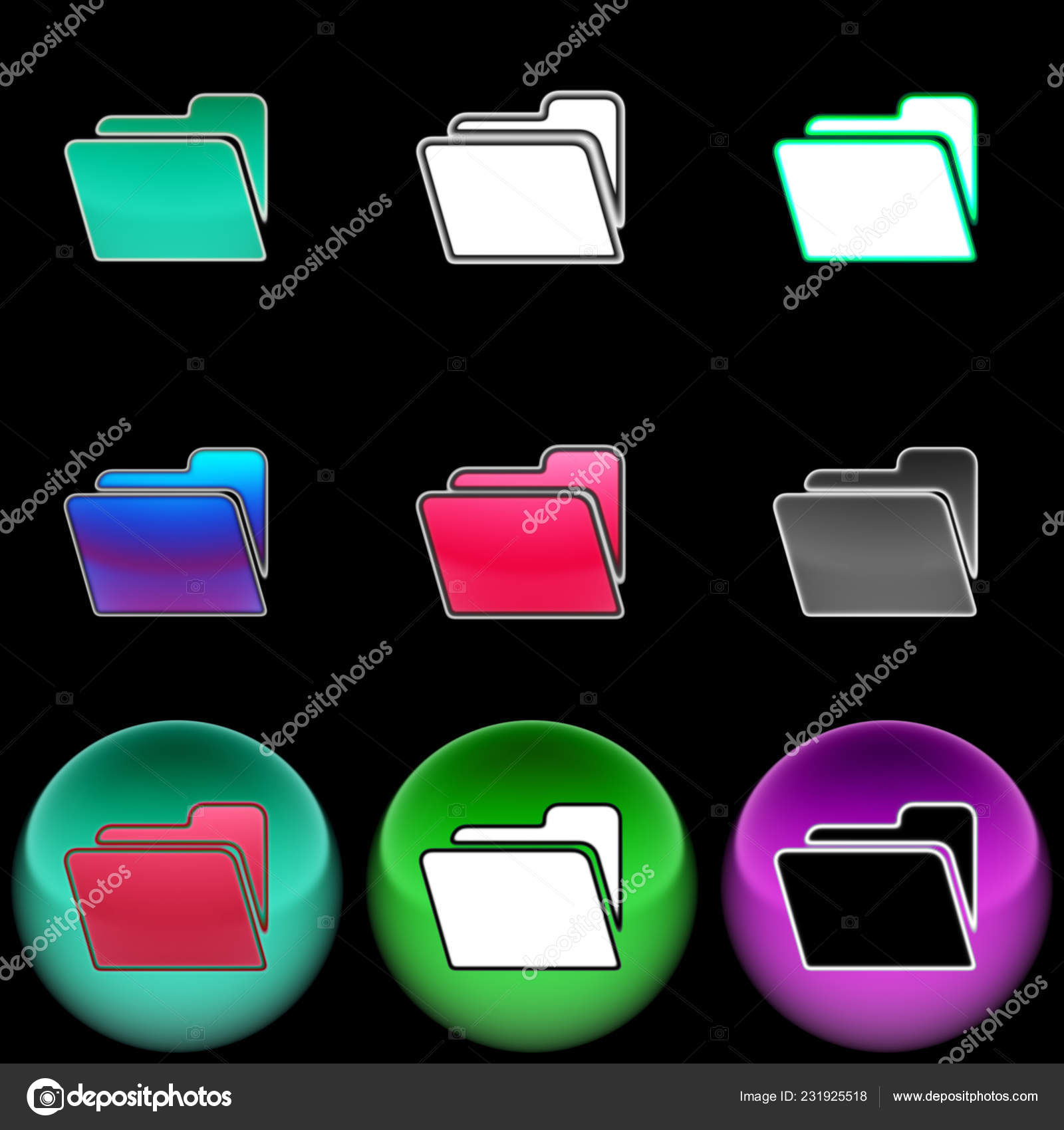 File Icon Color Illustration — Stock Photo © PirenX #231925518