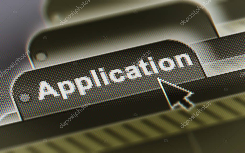 Inscripción de carpeta de aplicación en la pantalla del ordenador 2022