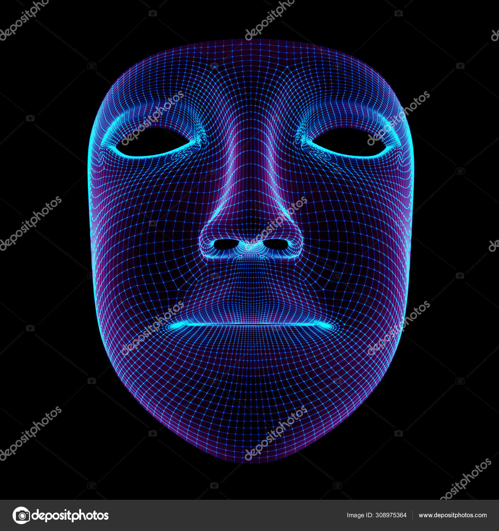 Grid Mask Illustration — Stock Photo © PirenX #308975364