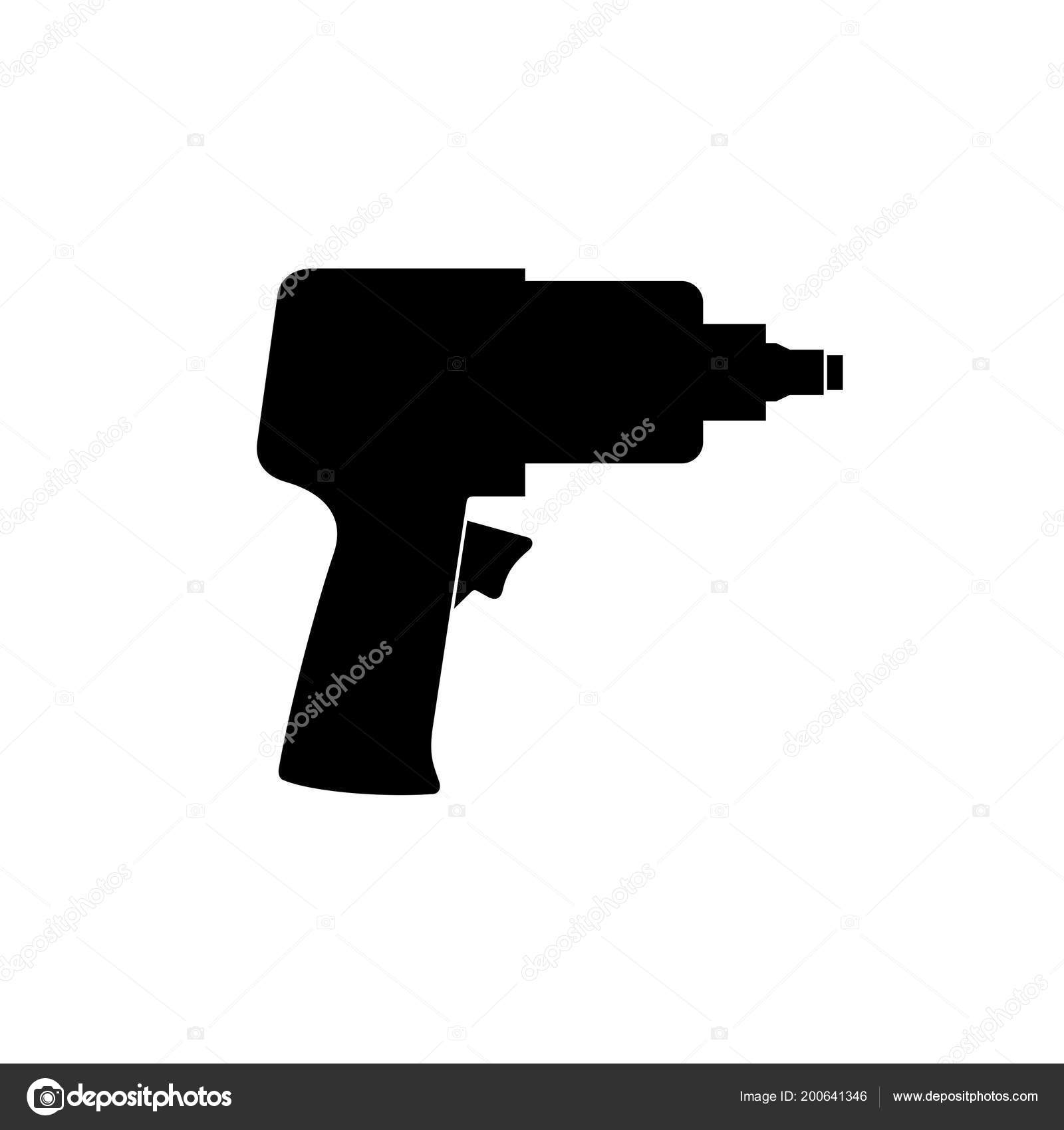 Impact Driver Icon Shade Picture Stock Vector Image by ©Den.Barbulat ...