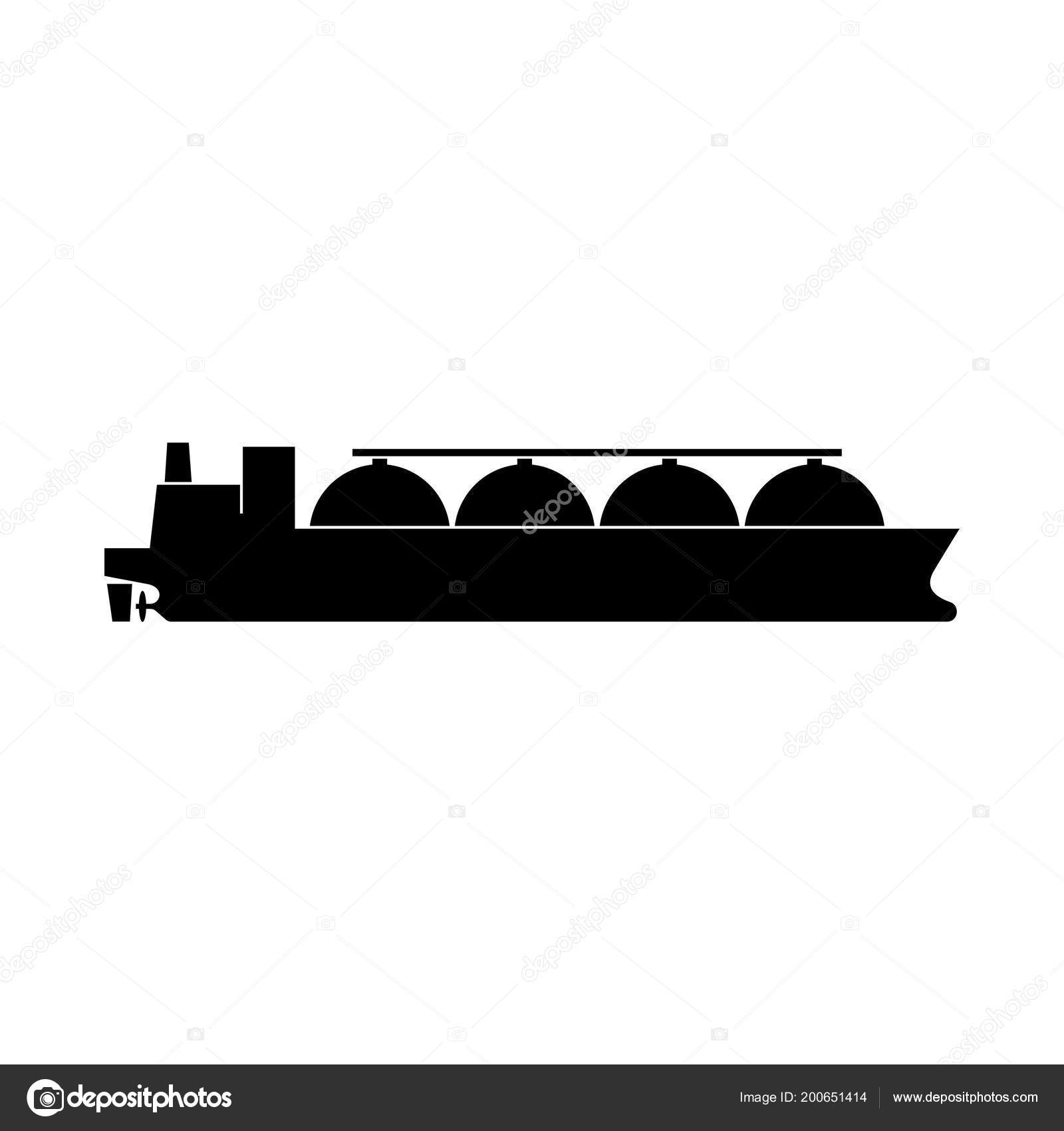 Gas Carrier Icon Shade Picture Stock Vector Image by ©Den.Barbulat ...