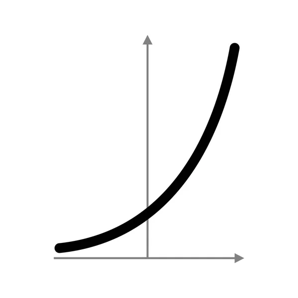 Exponential Graph Vector Art Stock Images Depositphotos