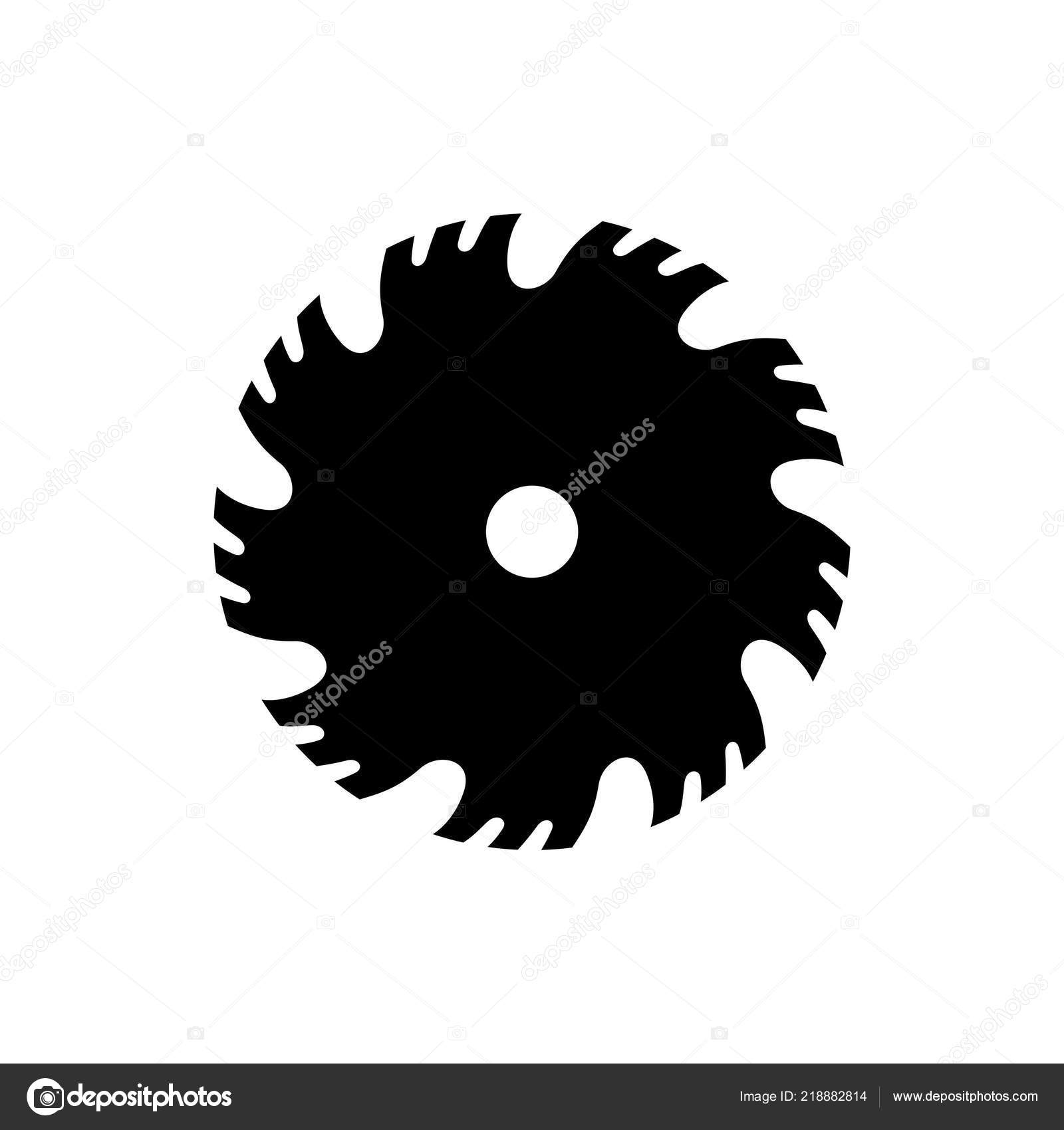 Circular Saw Blade Silhouette Stock Vector Image by ©Den.Barbulat ...