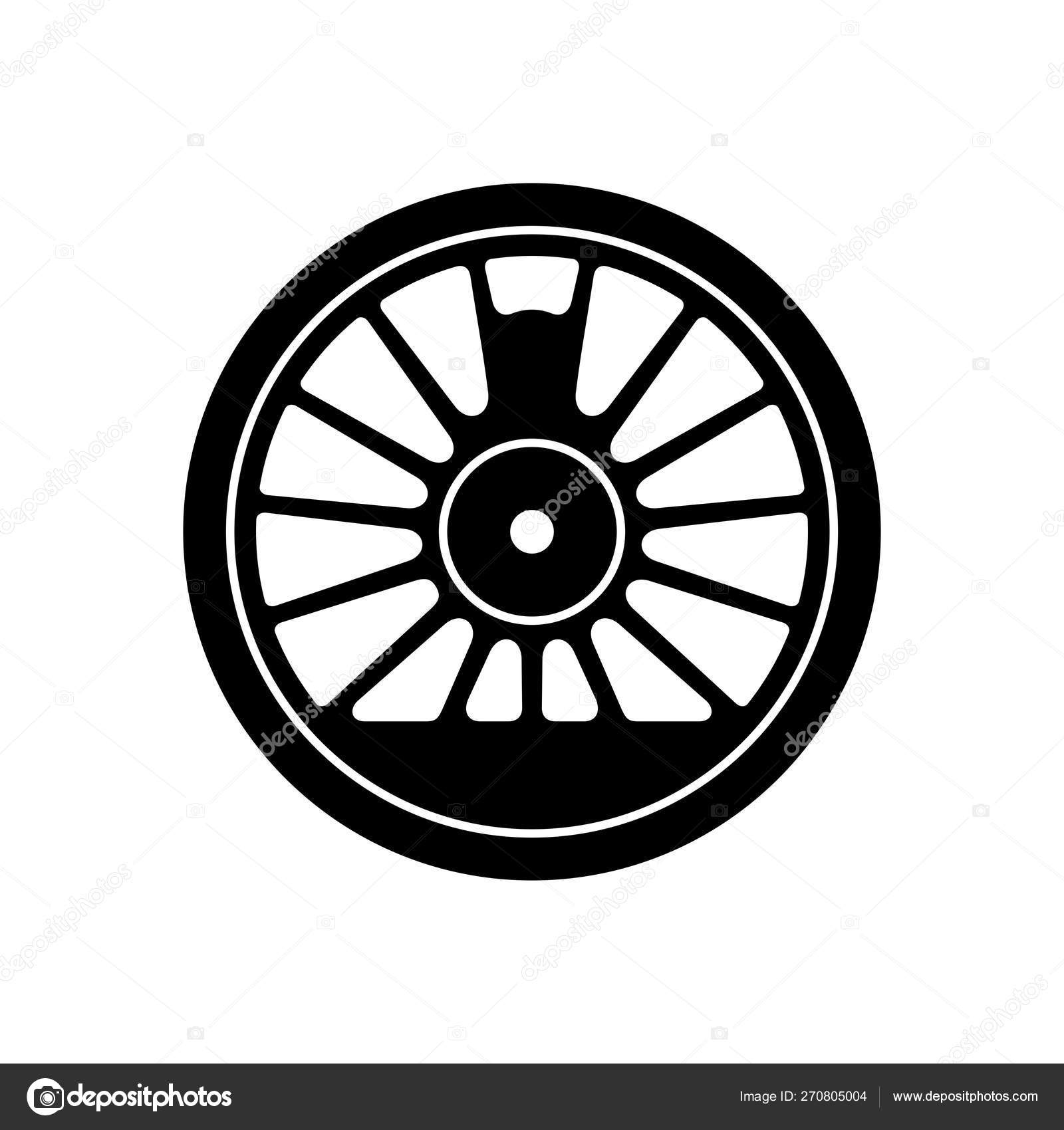 Steam Locomotive Train Wheel Stock Vector by ©Den.Barbulat 270805004