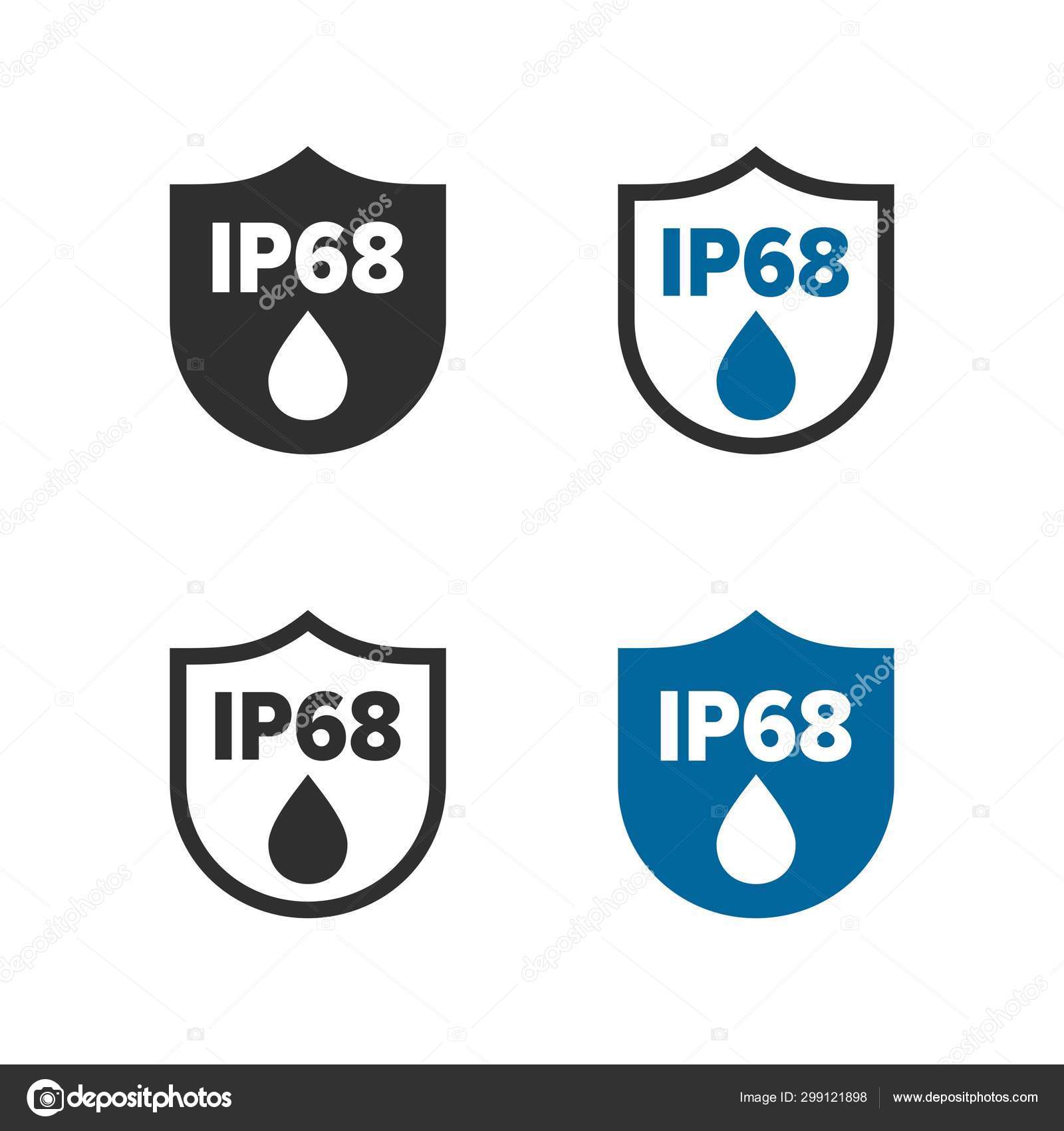 Ip68 Protection Standard Icon Stock Vector Image by ©Den.Barbulat ...