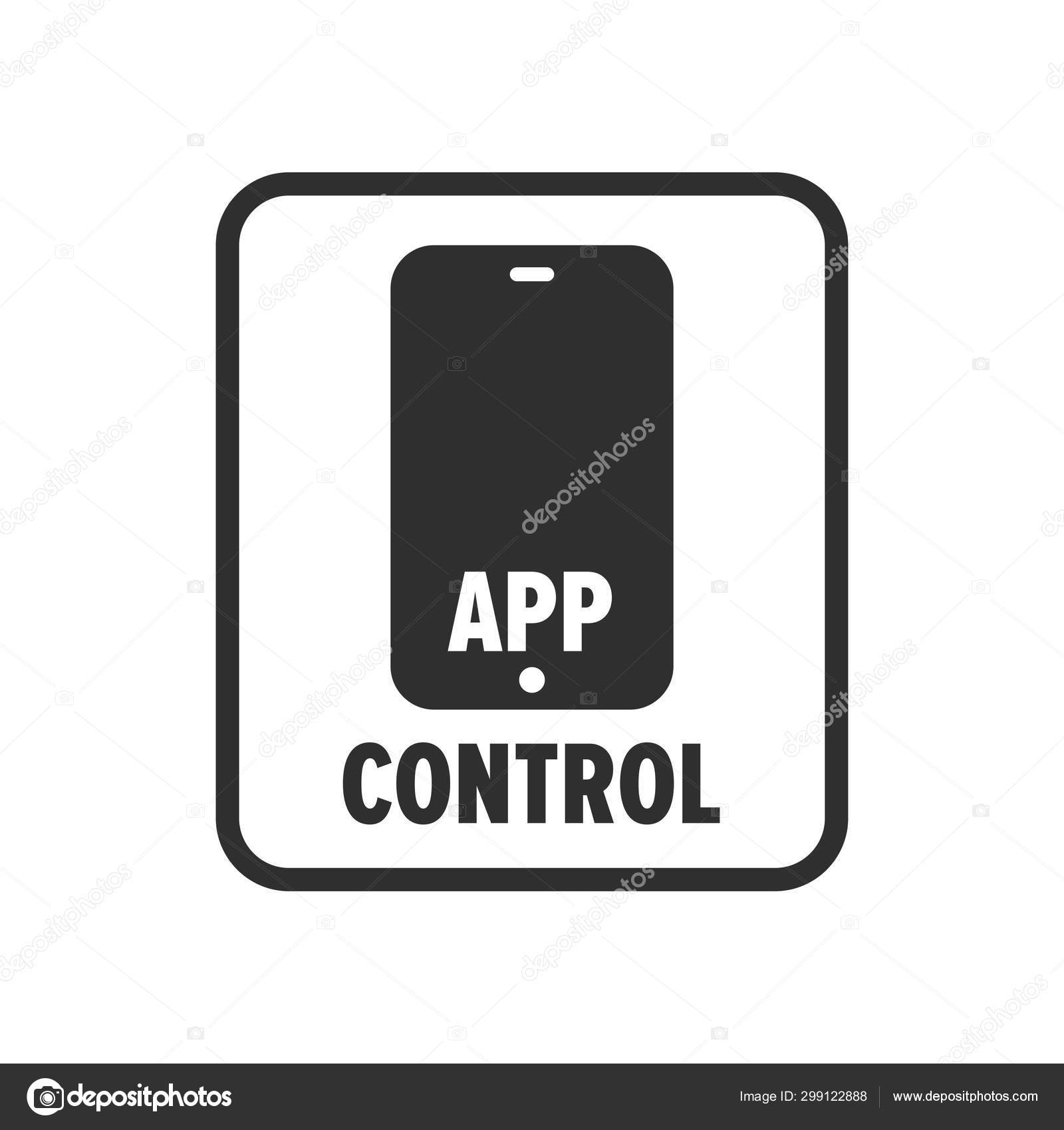 App Application Control Vector Symbol Stock Vector Image by ©Den ...