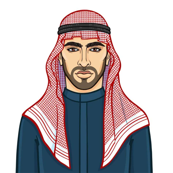 Kuwaiti Man Clipart Image