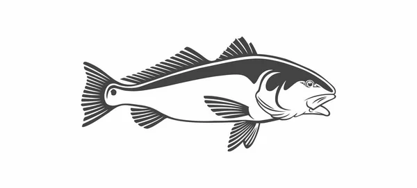 Tailing Redfish Silhouette