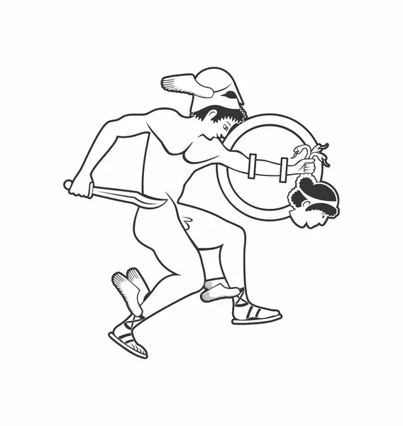 Perseus Cartoon Drawing