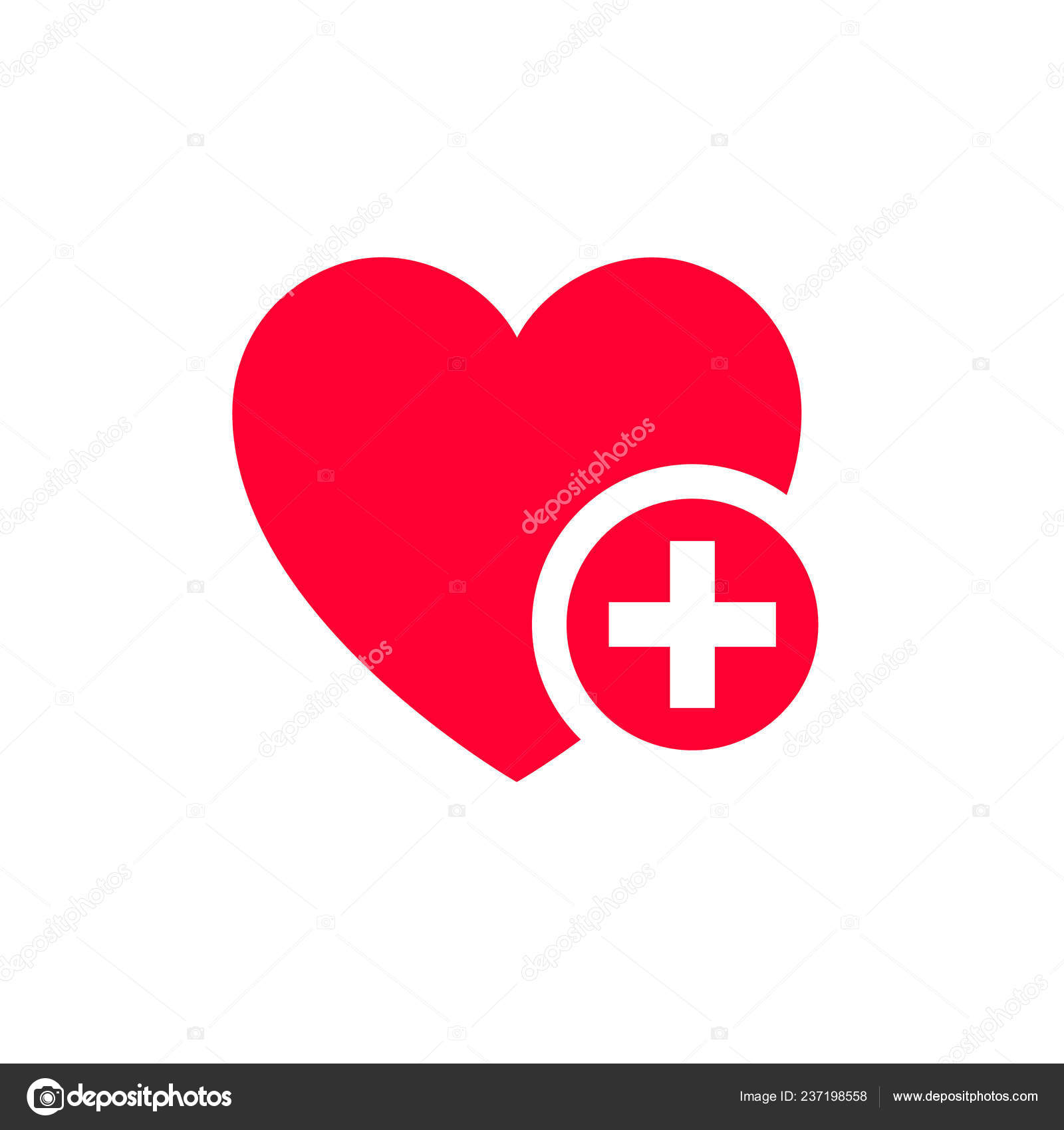 Love Icon Valentine's Day Sign Designed Celebration Red Symbol Isolated ...