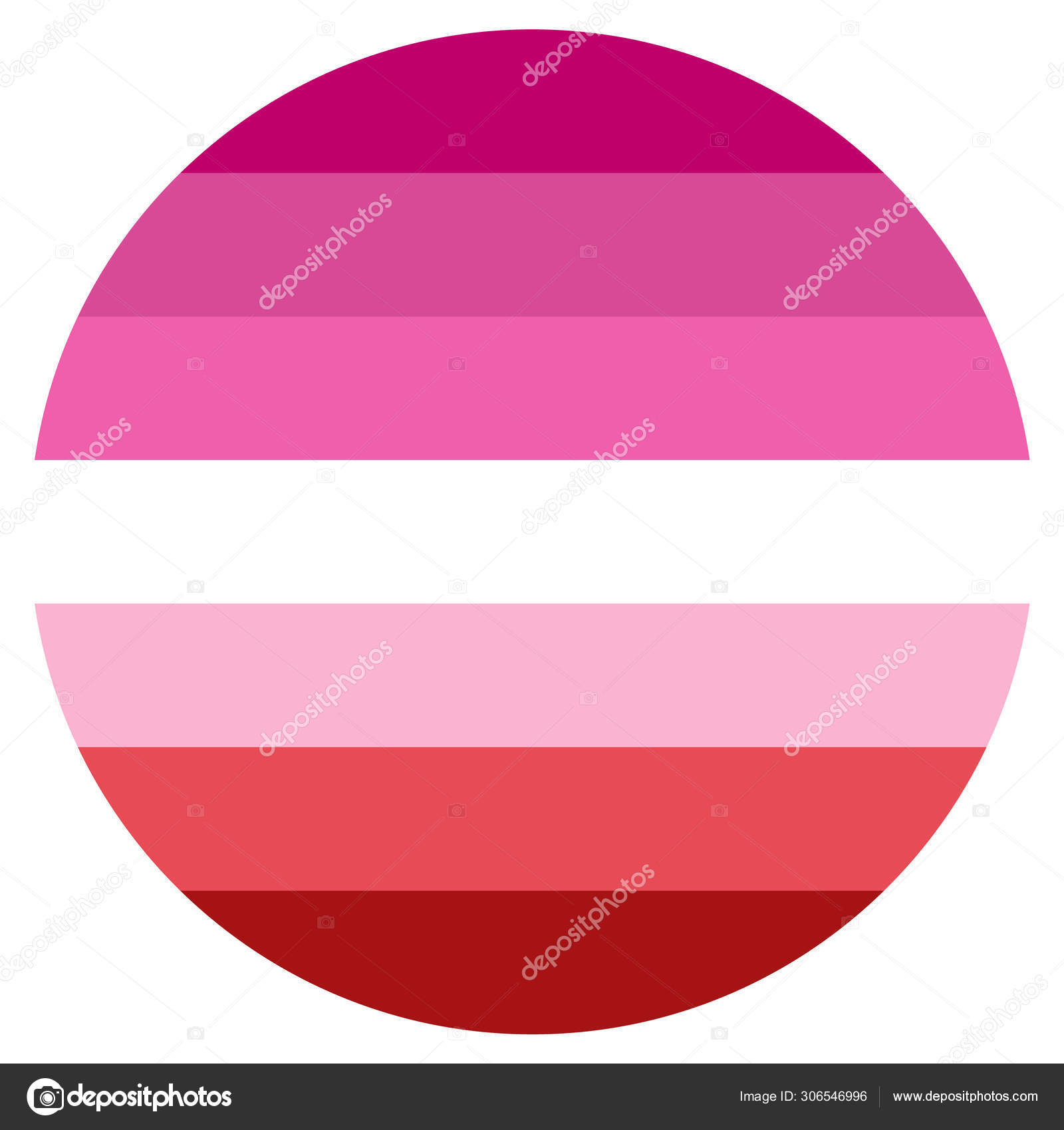 LGBT Flag, round shape icon on white background Stock Vector Image by ...