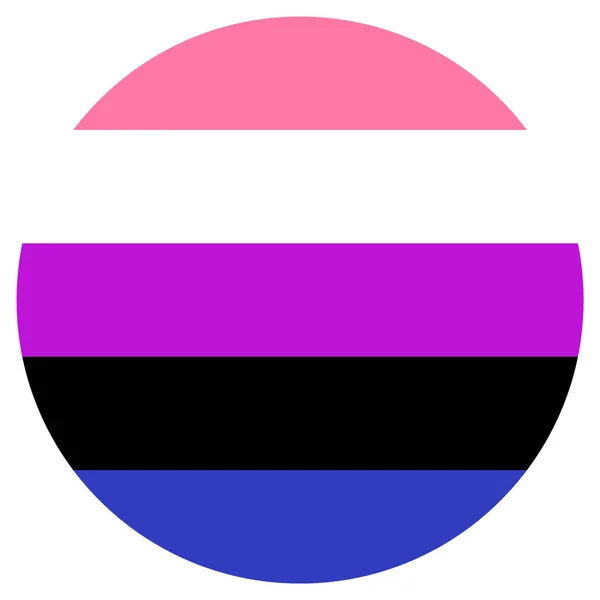 LGBT Flag, round shape icon on white background Stock Vector Image by ...