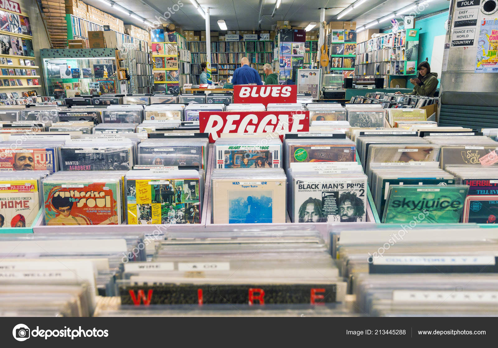 Vintage Record Store Photography