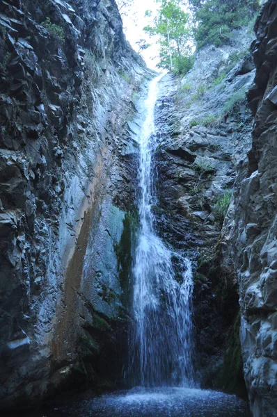 Beautiful Millomeris Waterfalls Forest Cyprus — Stock Photo © maristos ...