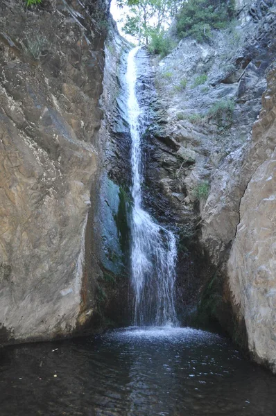 Beautiful Millomeris Waterfalls Forest Cyprus — Stock Photo © maristos ...