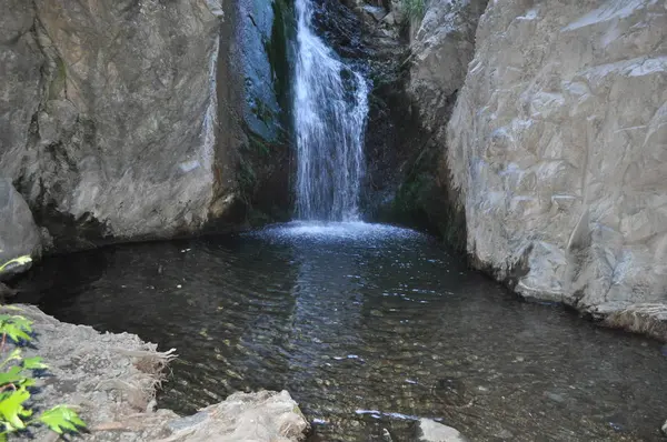 Beautiful Millomeris Waterfalls Forest Cyprus — Stock Photo © maristos ...